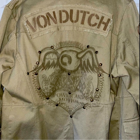 Von Dutch | Jackets & Coats | Von Dutch Neutral Colored Long Sleeve ...